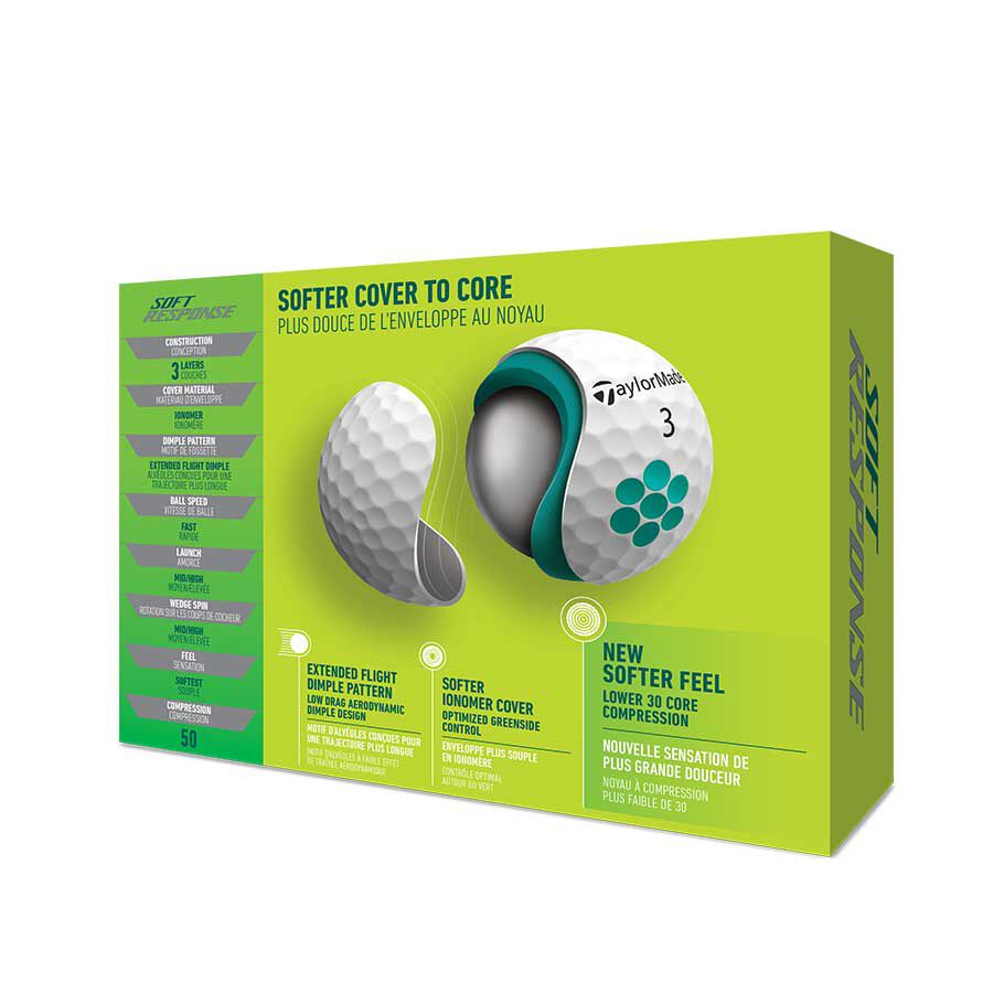Taylormade Soft Response Golf Ball | Customgolfballs.com